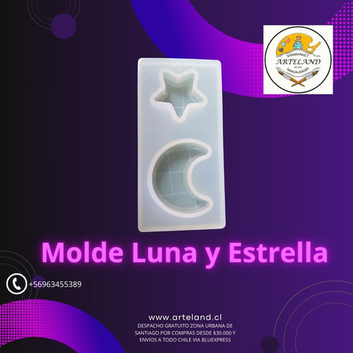Molde Luna y Estrella | www.arteland.cl