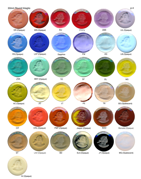 Stone Size & Color Chart | Extasia Jewelry
