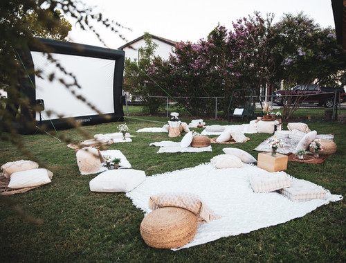 Movie Night Package - Inflatable 240" Screen | LushMarquee.com