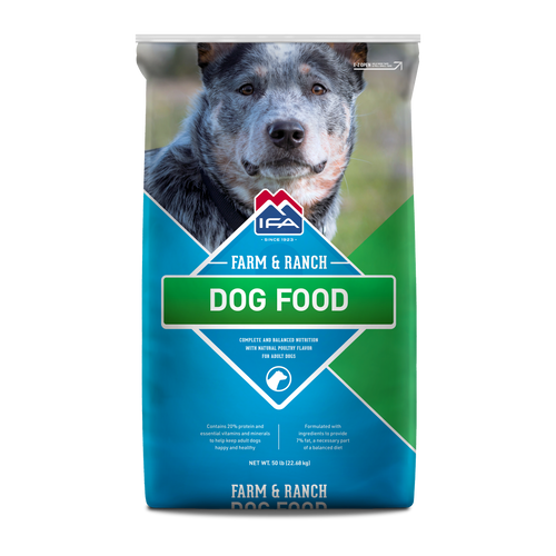 IFA Farm & Ranch Dog Food, 50 Lb. | Las Vegas Horse Ranch