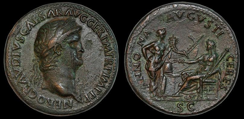 Nero Sestertius With A Wonderful Reverse - Coin Community Forum
