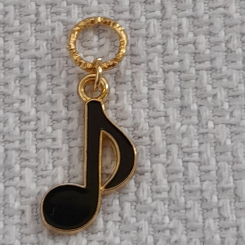 Musical Note Charm Stitch Marker | Lochanside Alpacas