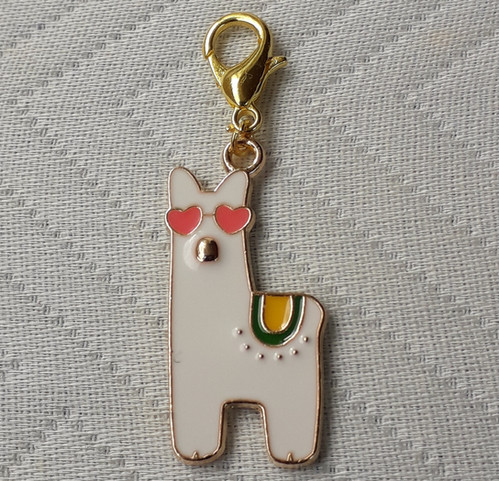 White Alpaca Charm | Lochanside Alpacas