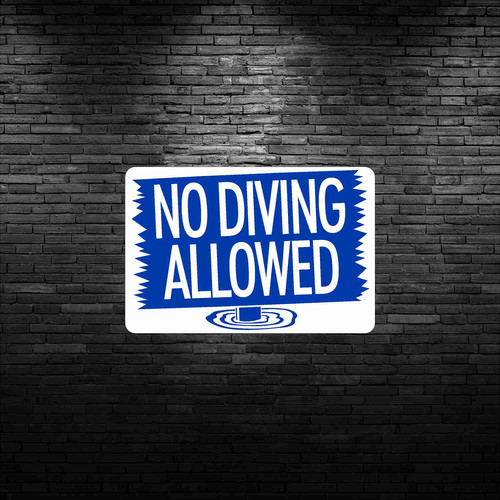 No Diving Allowed Sign | C P Richards Signs