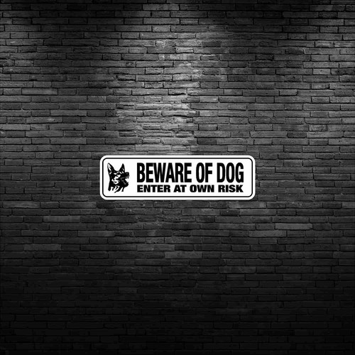 Beware of Dog Sign | C P Richards Signs