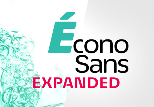 Écono Sans Expanded: nur die breiten Schnitte | ingoFonts