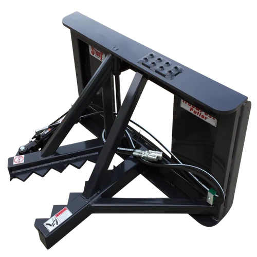 Tree & Post Puller with Skid Steer Quick Attach - Stout | Skidgear