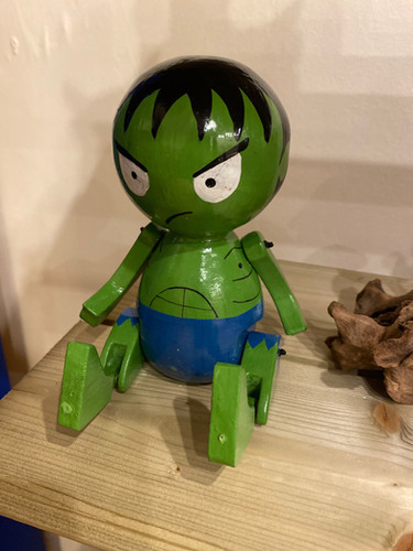 Cute Hulk Puppet | Handmade In Huds