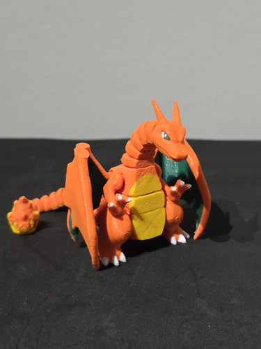 Mega Charizard Y (Mid Size - Hareketli) | Highpolydesign