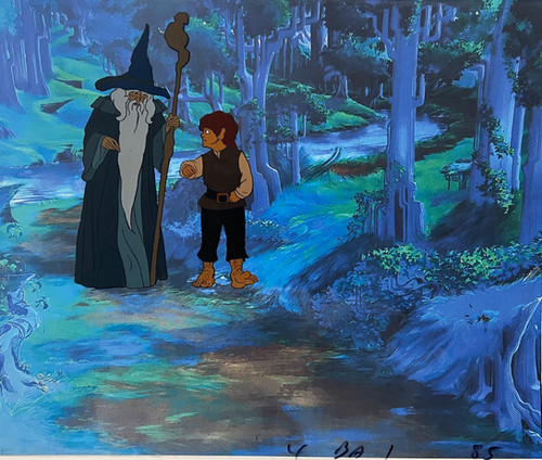 GANDALF WITH FRODO WALKING IN THE SHIRE | Bakshi Film Studios