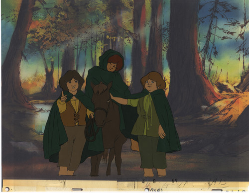 PIPPIN & MERRY LEADING FRODO AFTER HE WAS STABBED BY MORGUL BLADE ...