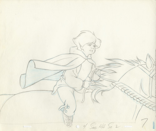 FRODO RIDING ANIMATION DRAWING | Bakshi Film Studios