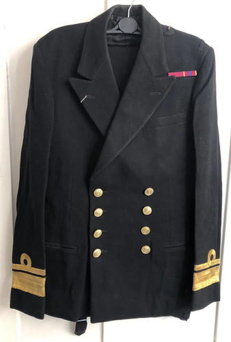 Royal Navy Rear Admiral Uniform Dress jacket Portsmouth label to J.P ...