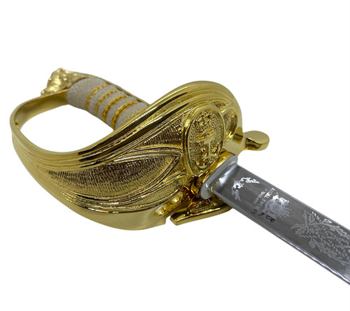 Royal New Zealand Navy Officers Sword and Scabbard - Gold Plated ...