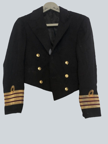 WWII Royal Navy Surgeon Captain officers Tailored Mess Dress jacket 38 ...