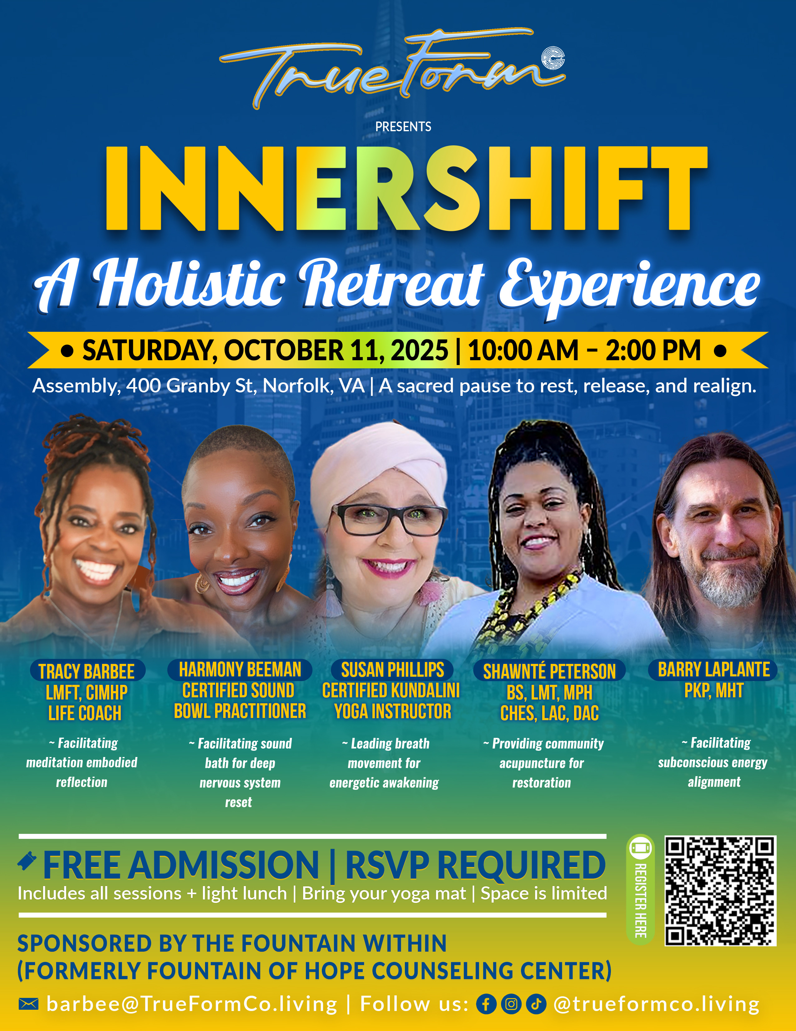 TrueForm Presents: InnerShift – A Return to Center | True Form Co.
