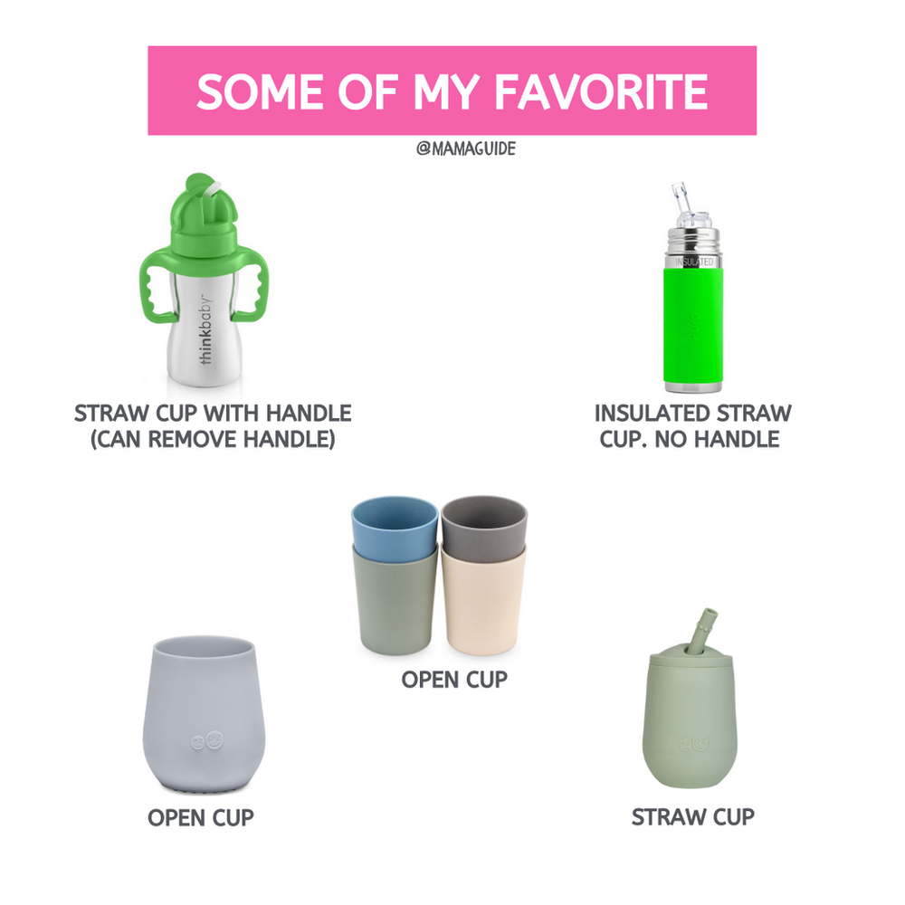 Transitioning from a bottle to a cup