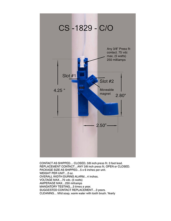 CS-1829-C/O SPECS | mysite