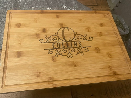 Laser Engraved Cutting Boards | Lasers and Bacon