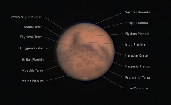 Mars Geography / Treatment | AstroBKK