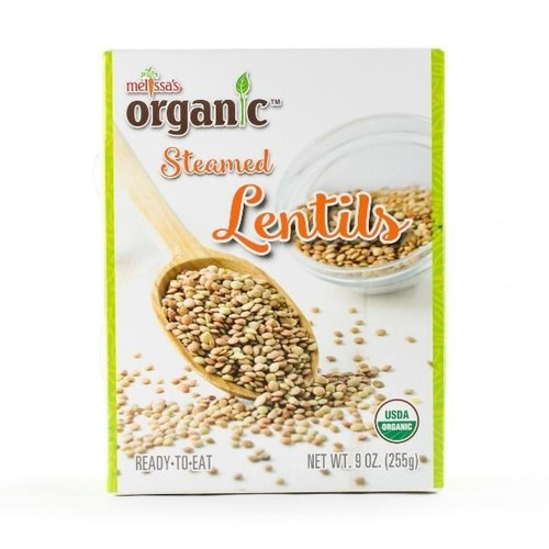 Organic Steamed Lentils | MelissasFoodService
