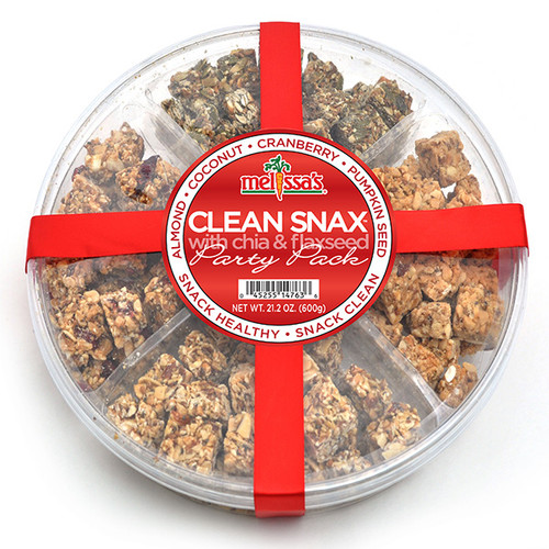 Clean Snax®- Party Pack with Chia and Flaxseed | MelissasFoodService