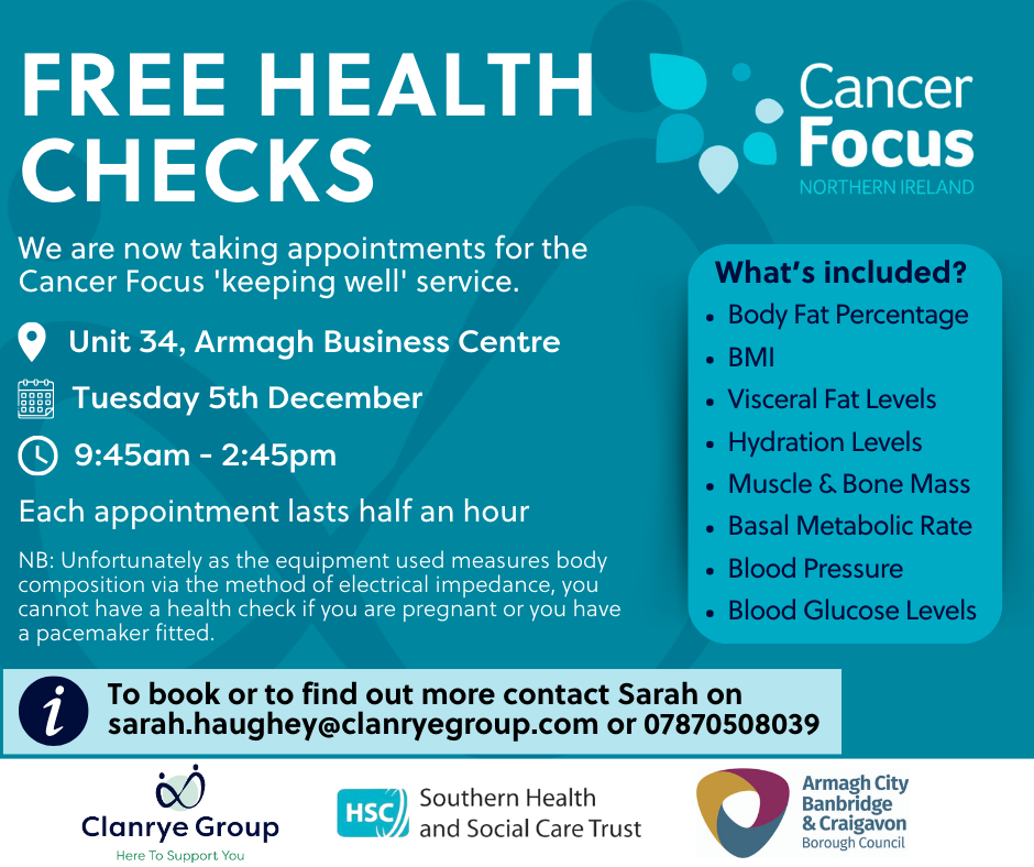 Free Health Checks - Cancer Focus