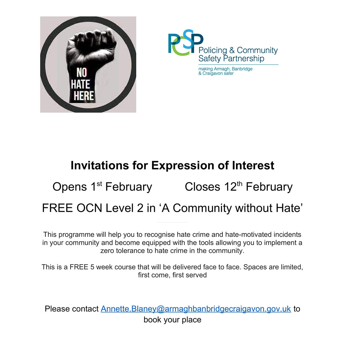 FREE OCN Level 2: A Community Without Hate