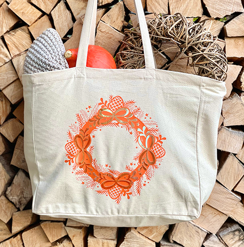 Plotterdatei weihnachtlicher Kranz | Ullerlei