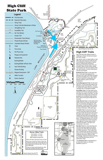 How to Find Us - High Cliff State Park