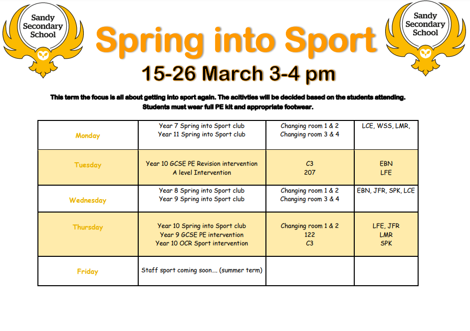 Sandy Secondary School | Home
