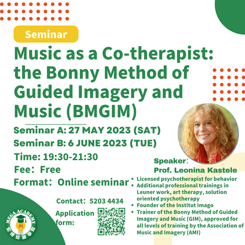 Music as a Co-therapist: the Bonny Method of Guided Imagery and Music ...