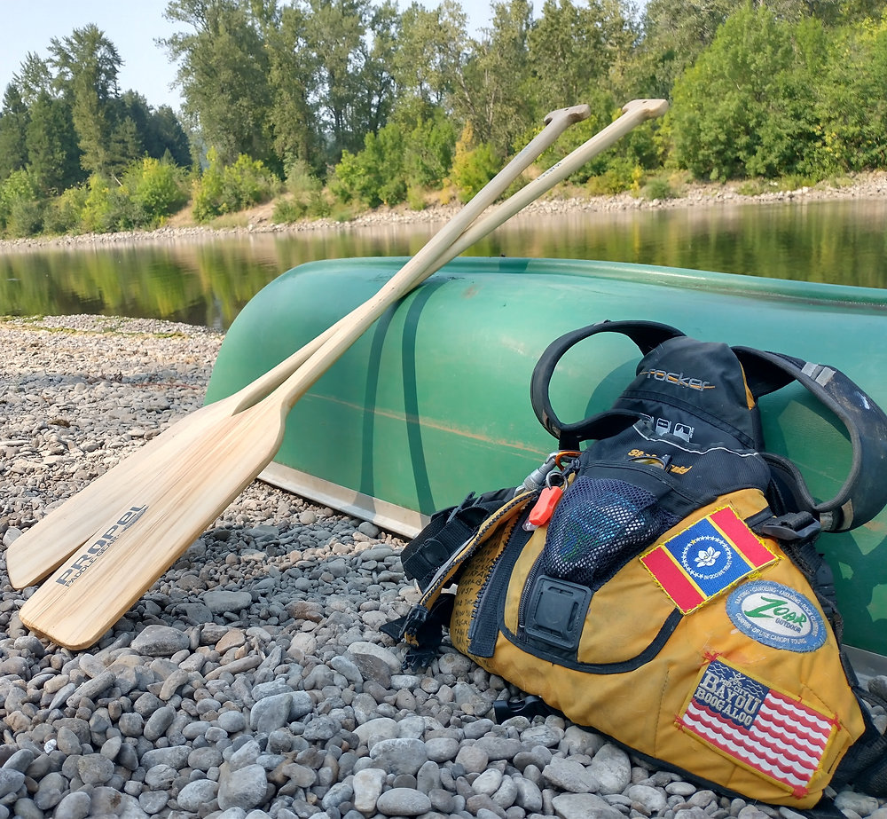 Importance of life jackets - canoe camping