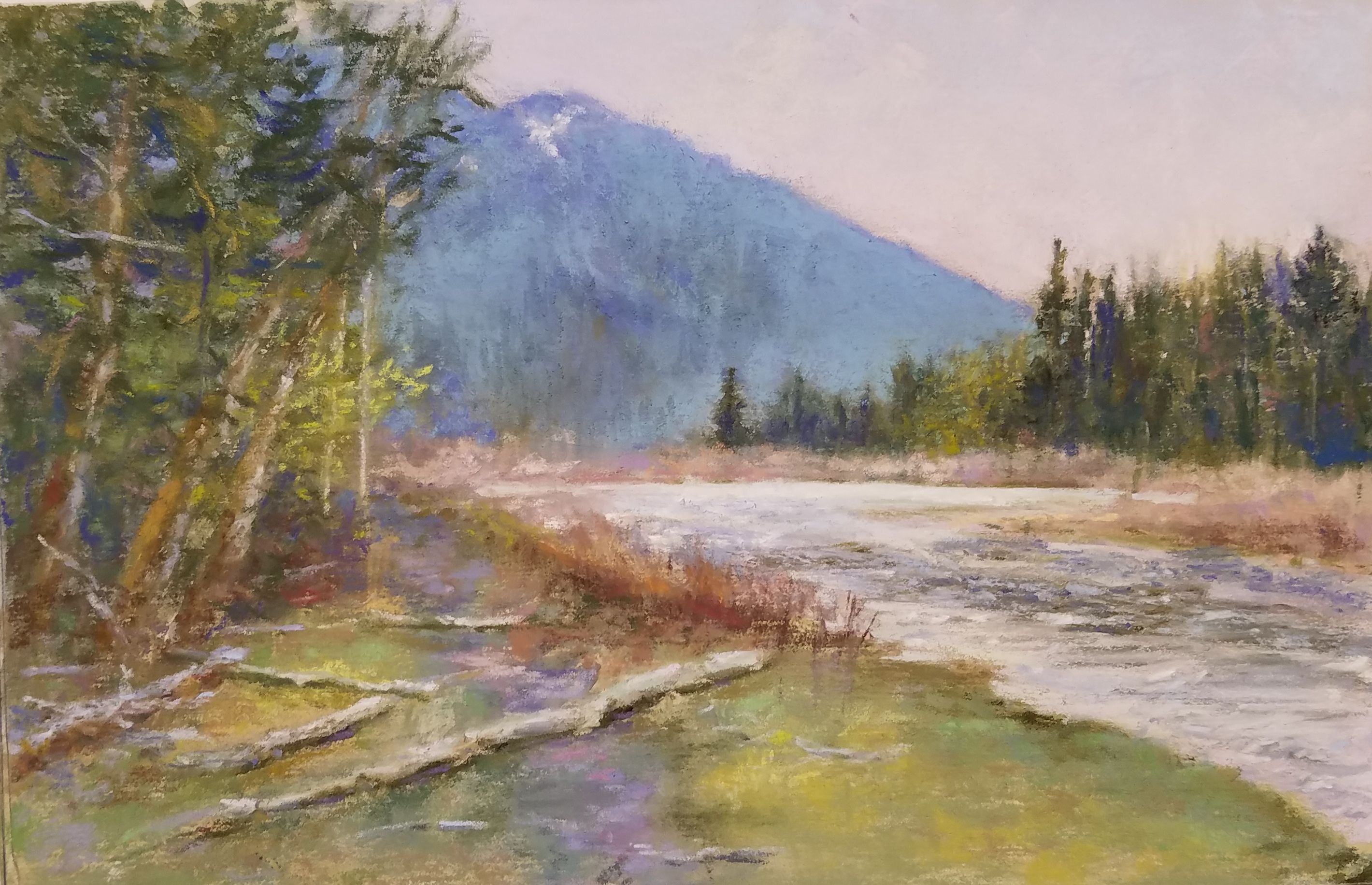 Art & Collectibles Pastel Washington Painting Hiking Original Art 5 by ...