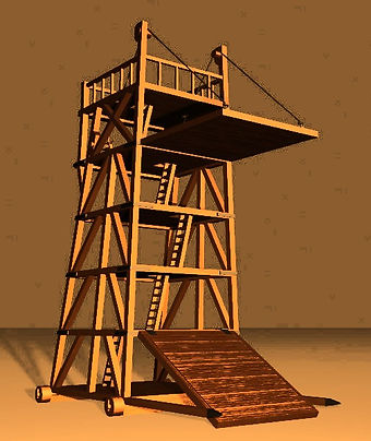 Ladder and Belfrey | medieval-castles