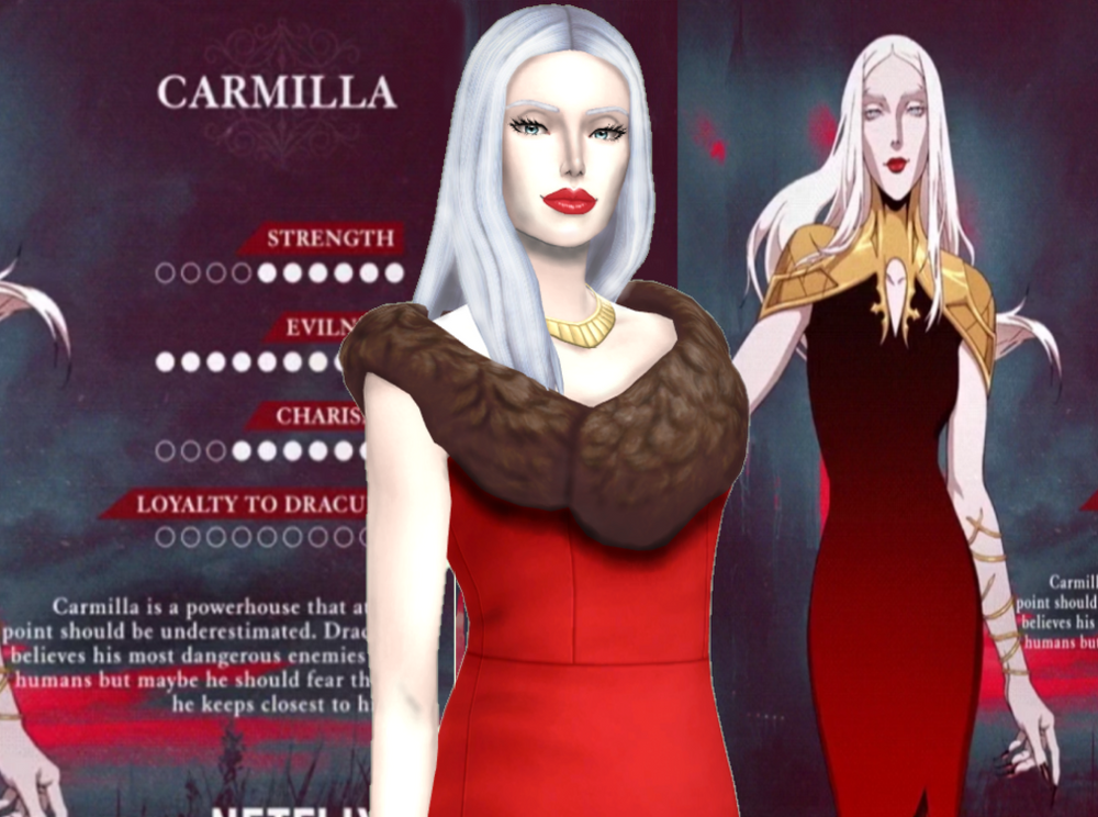Sims 4 - Carmilla (Castlevania)