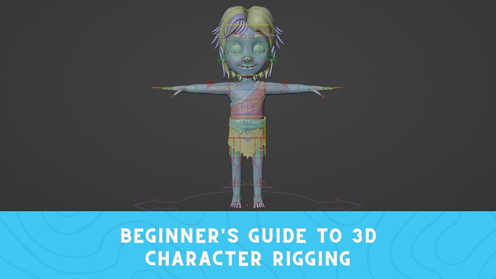 Beginner's Guide to 3D Character Rigging | Blog | Whizzy Studios
