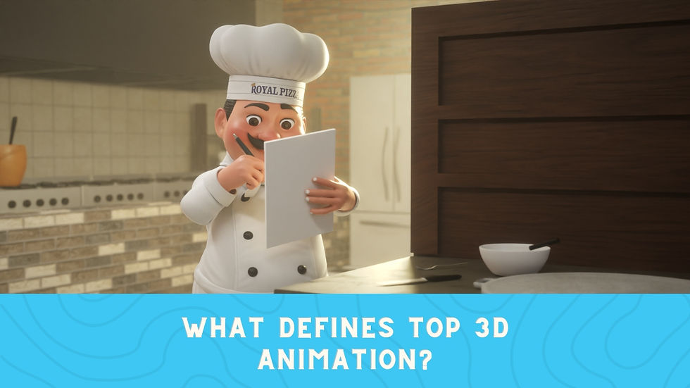 What Defines Top 3D Animation? | Blog | Whizzy Studios
