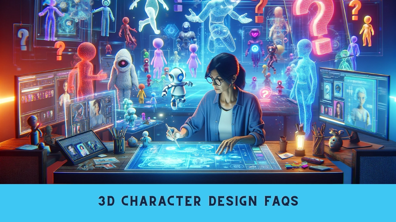 3D Character Design FAQs | 3D Cartoon Character Design | Whizzy Studios