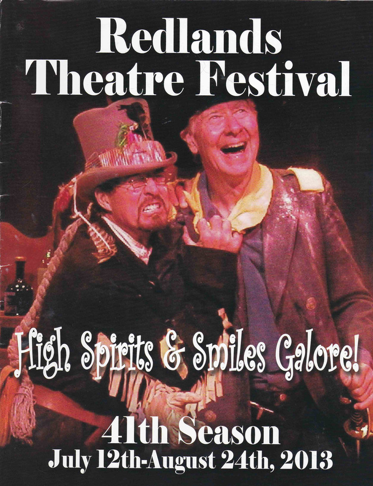 Season Program Covers | Redlands Theatre Festival