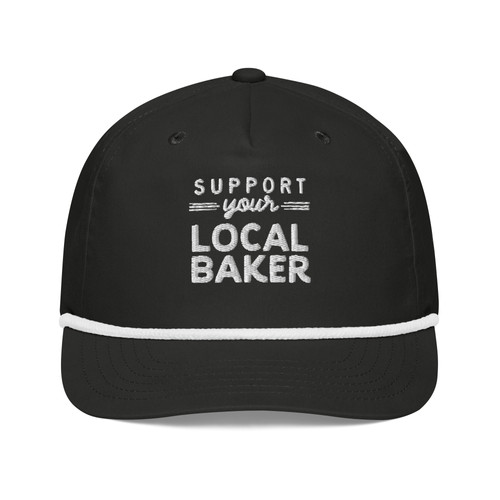 Support Your Local Baker Golf Rope Cap | Simple Man Bread Com