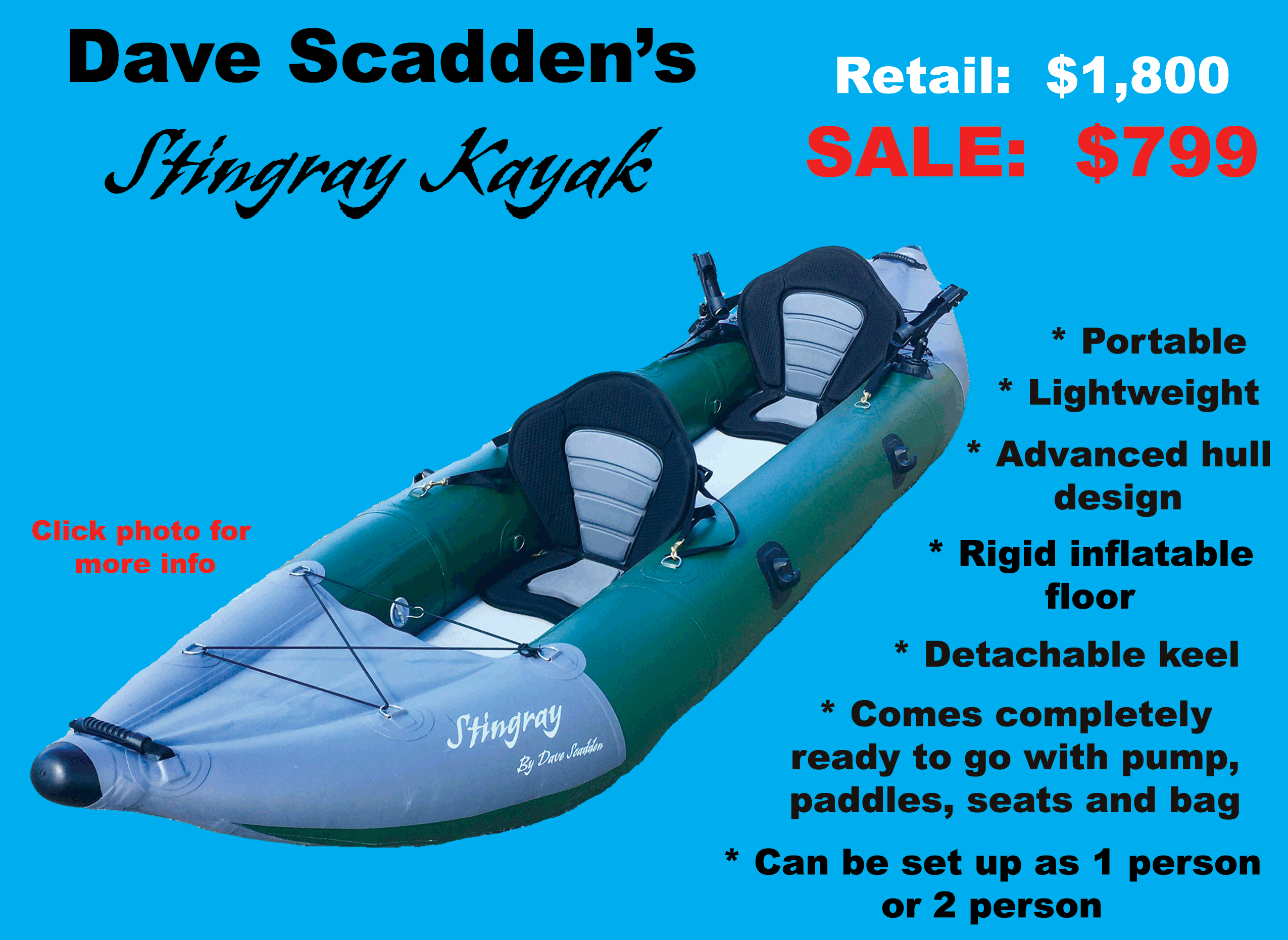 Dave Scadden Paddlesports Utah, Premium Inflatables, Lifetime Warranty