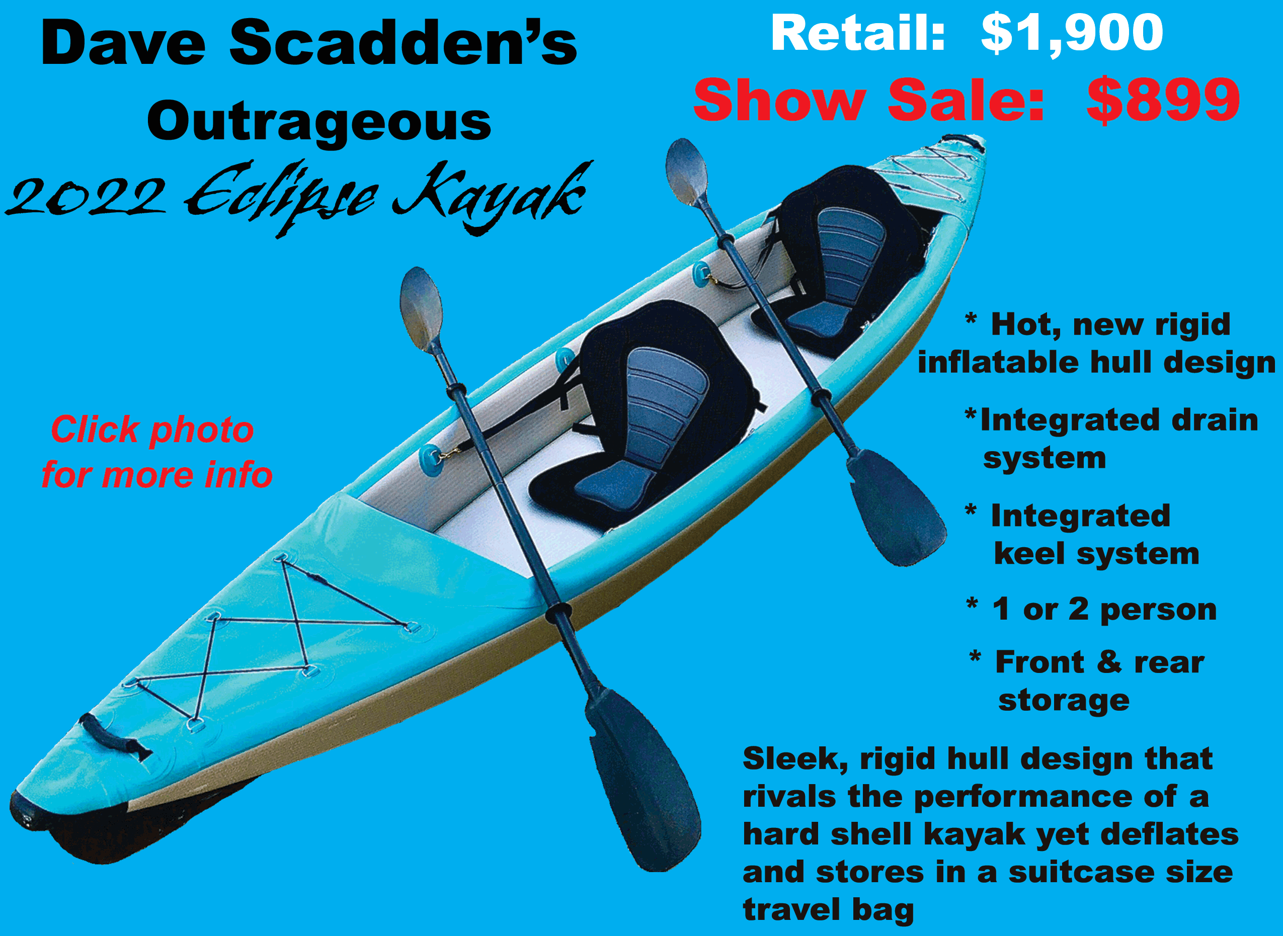 Dave Scadden Paddlesports Utah, Premium Inflatables, Lifetime Warranty