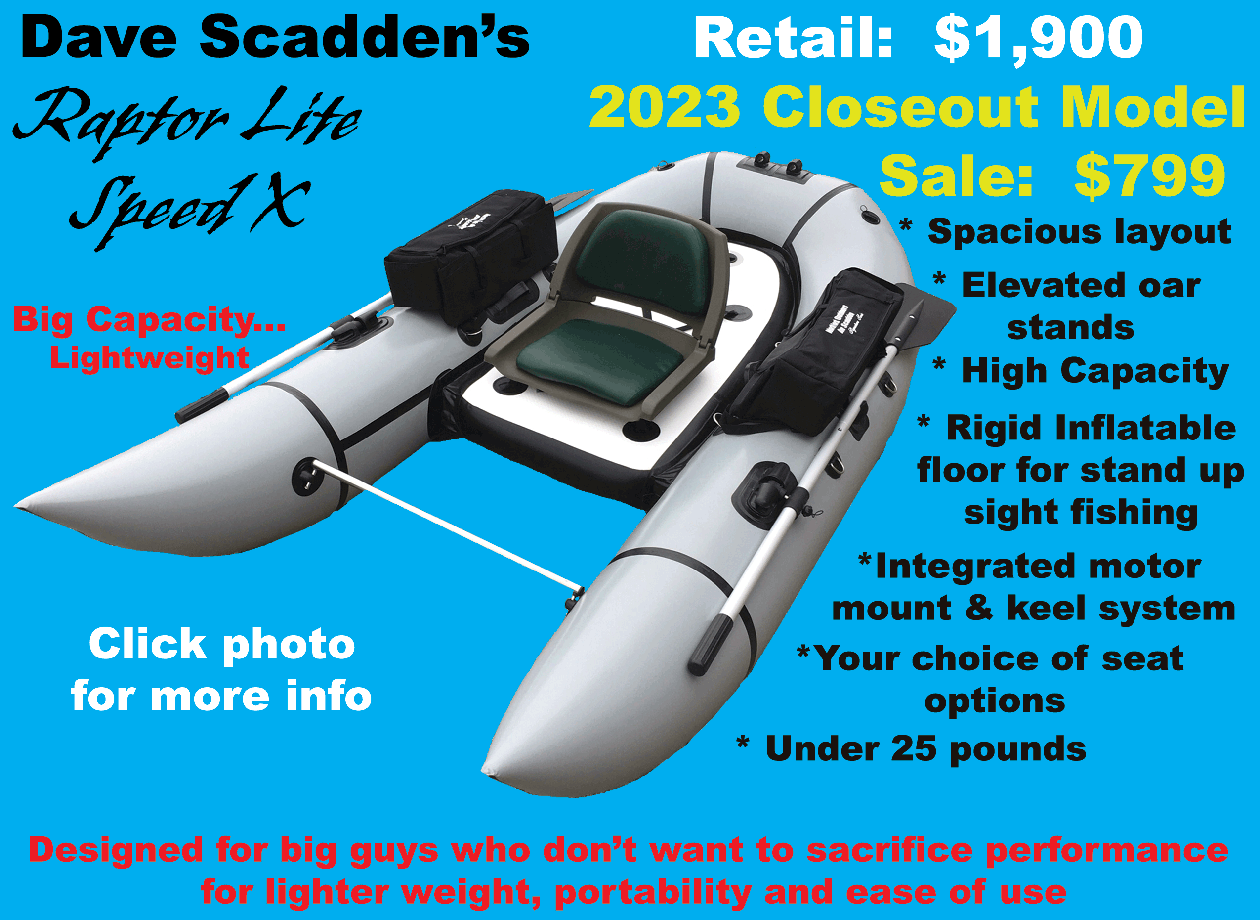 Dave Scadden Paddlesports Utah, Premium Inflatables, Lifetime Warranty