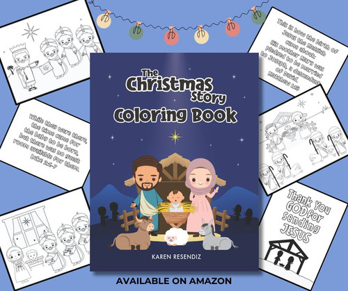 Coloring Book (The Christmas Story) | Little Seeds