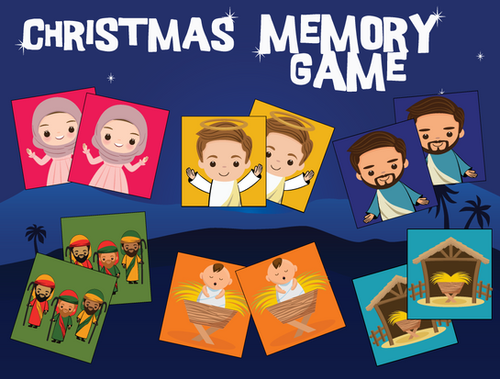 Christmas Memory Game | Little Seeds