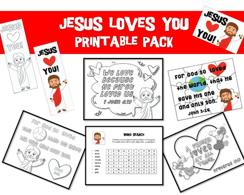 Jesus Loves You Printable Pack | Little Seeds
