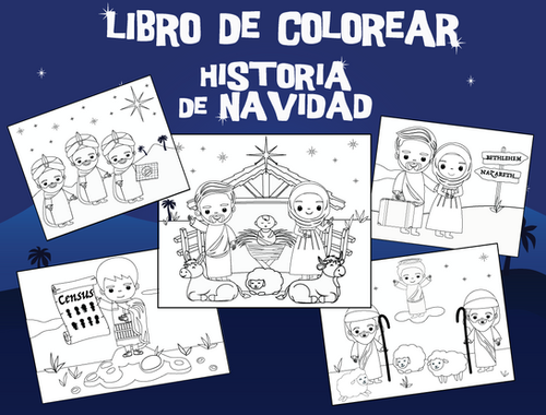Libro de Colorear Navidad | Little Seeds