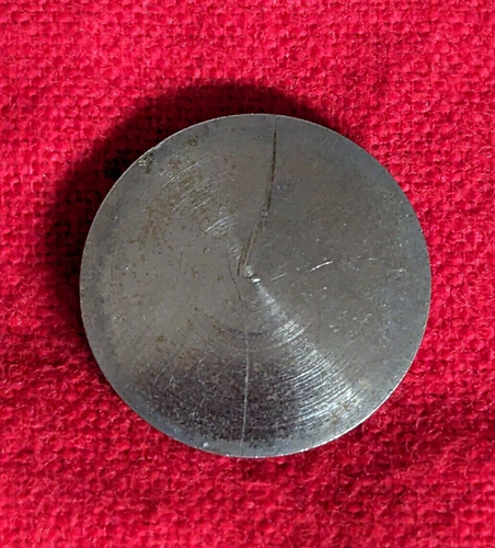 1 VINTAGE BUESCHER SAXOPHONE SNAP ON PAD IN RESONATOR 3/4 Inch Silver ...