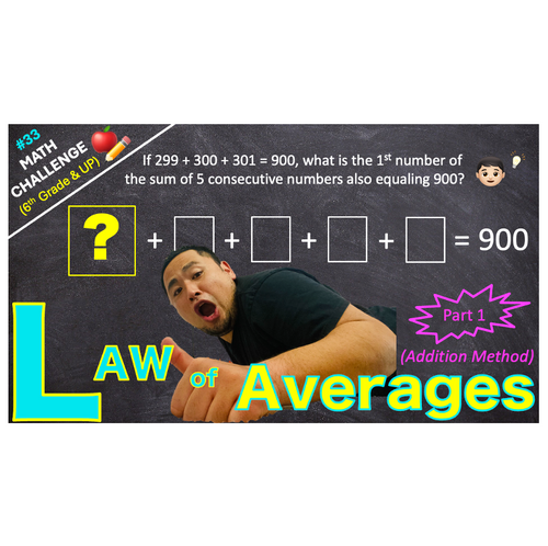 Easiest way to find an AVERAGE (Part 1) | bridgemath